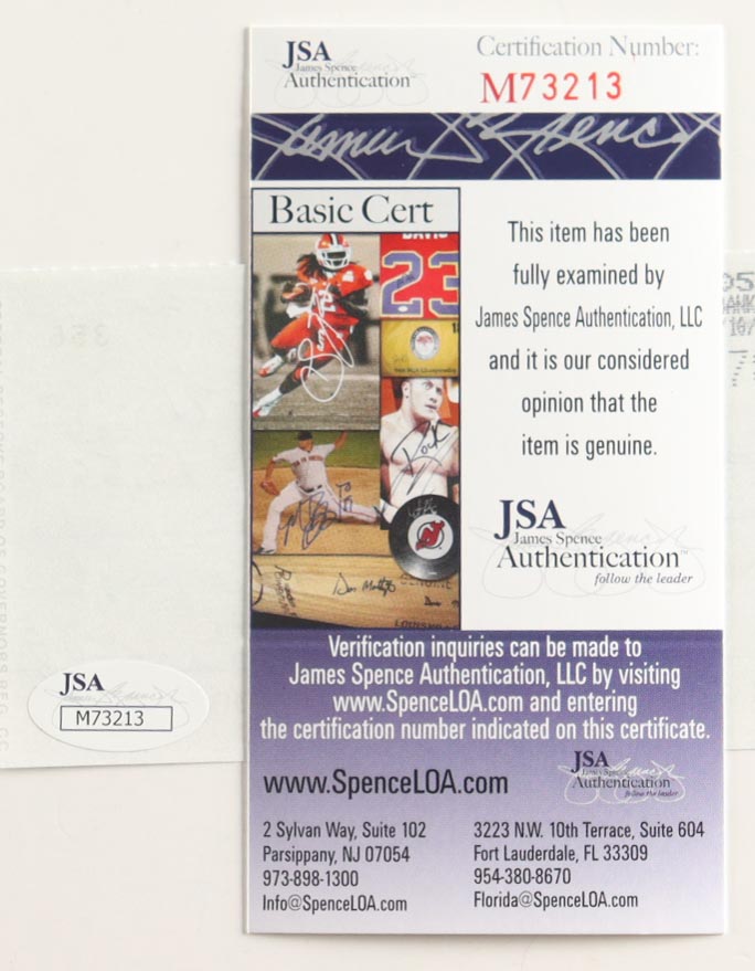 Rick Ferrell Signed 1991 Personal Check (JSA) | Pristine Auction