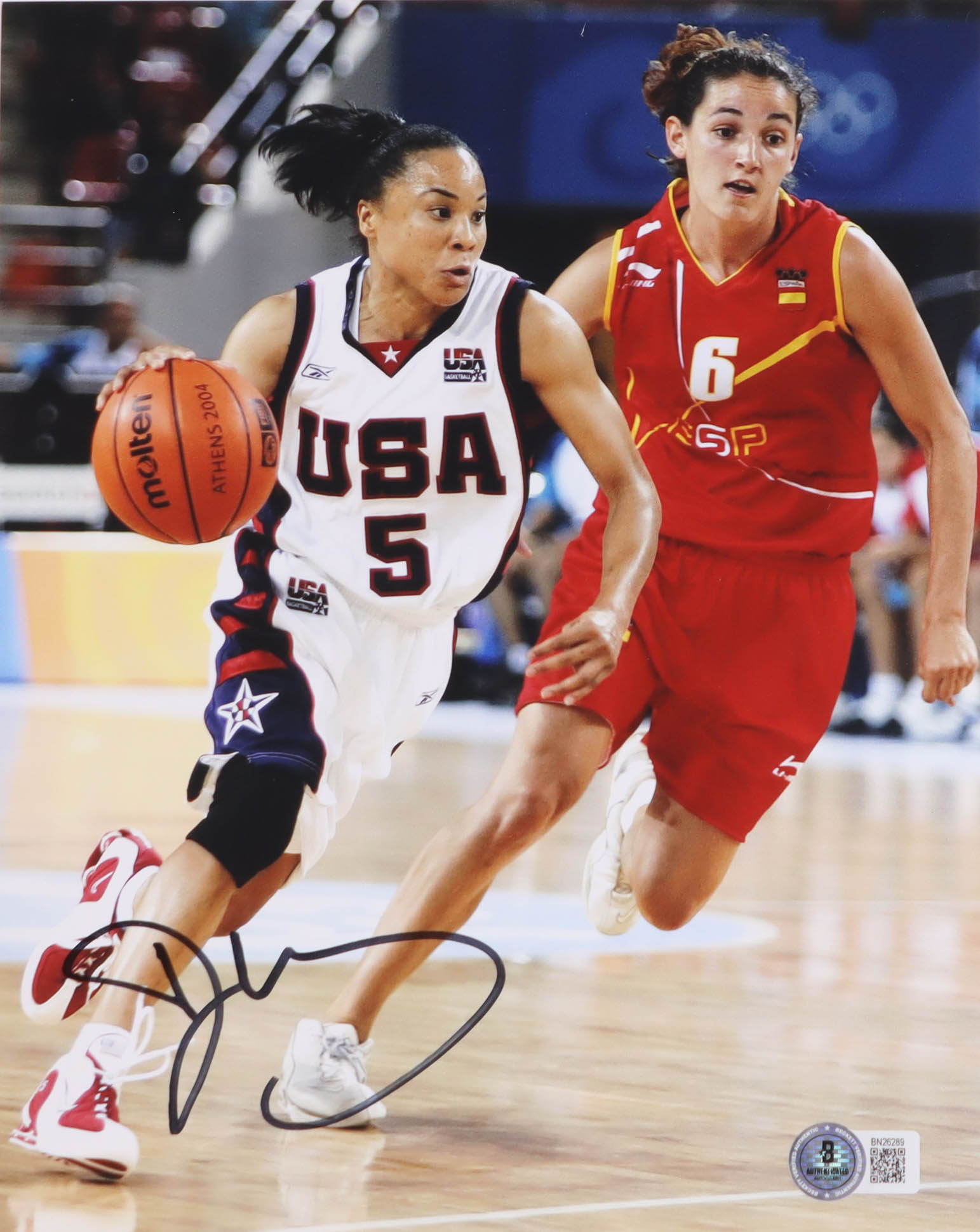 Dawn Staley Signed Team USA 8x10 Photo (Beckett) | Pristine Auction