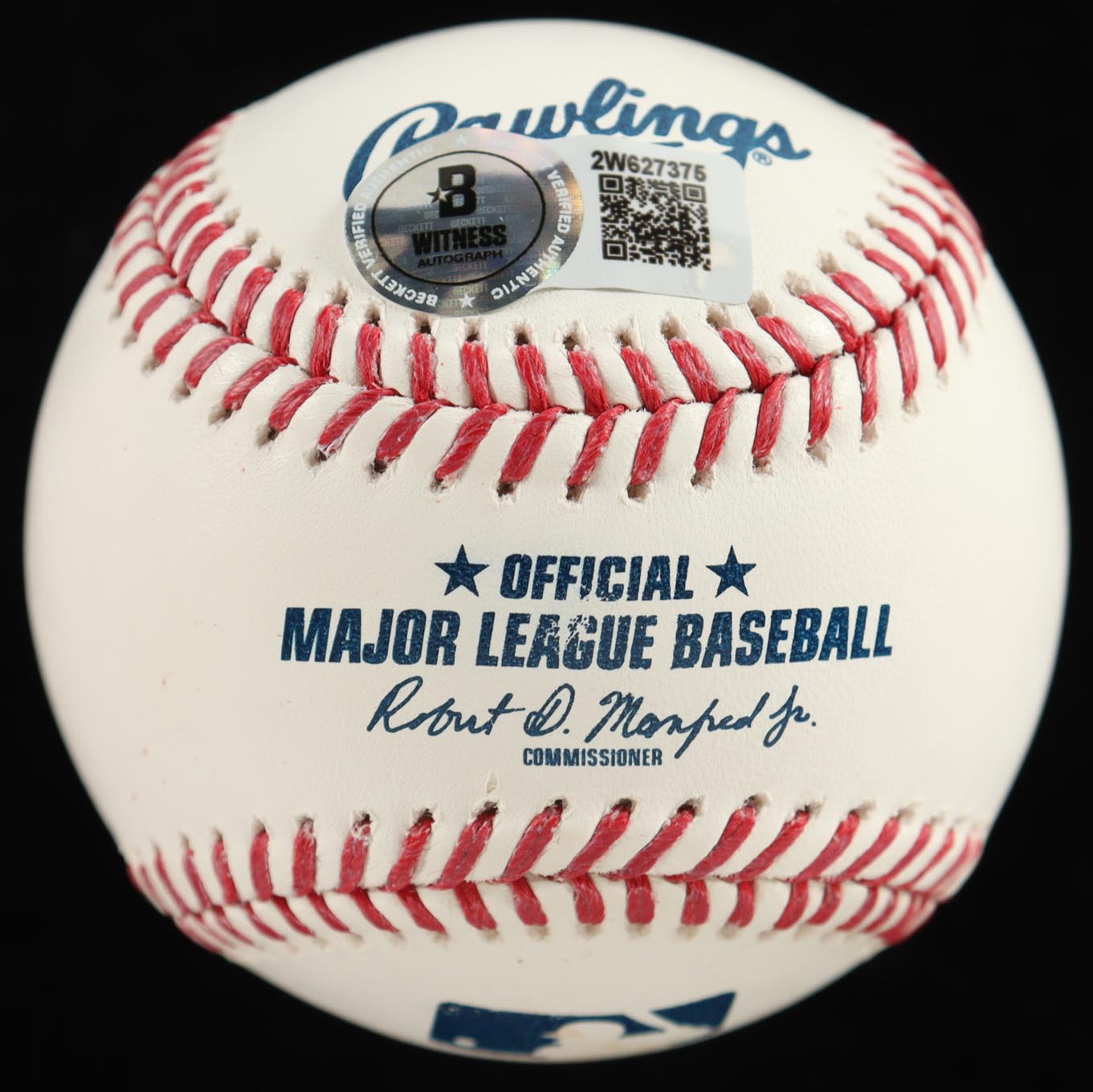 Adrian Beltre Signed OML Baseball Inscribed "HOF 2024" (Beckett ...