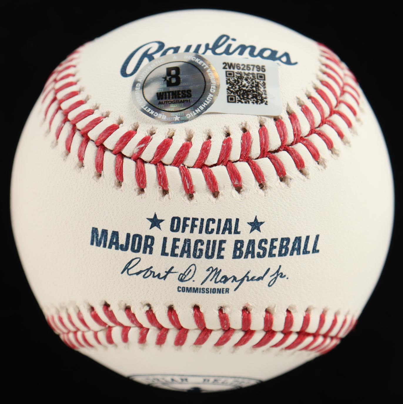 Adrian Beltre Signed OML Baseball Inscribed "3166 Hits" (Beckett ...