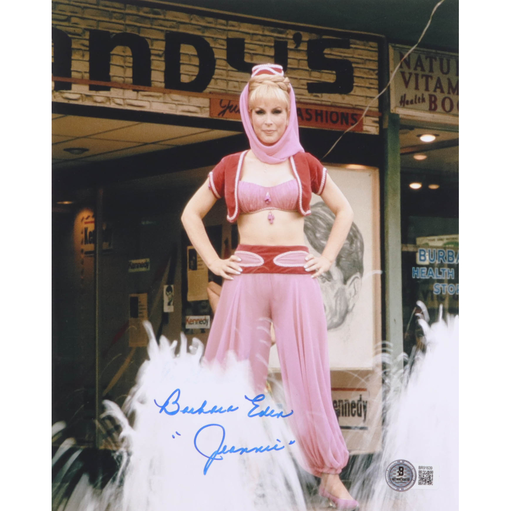 Barbara Eden Signed "I Dream of Jeannie" 8x10 Photo Inscribed "Jeannie" (Beckett) | Pristine Auction