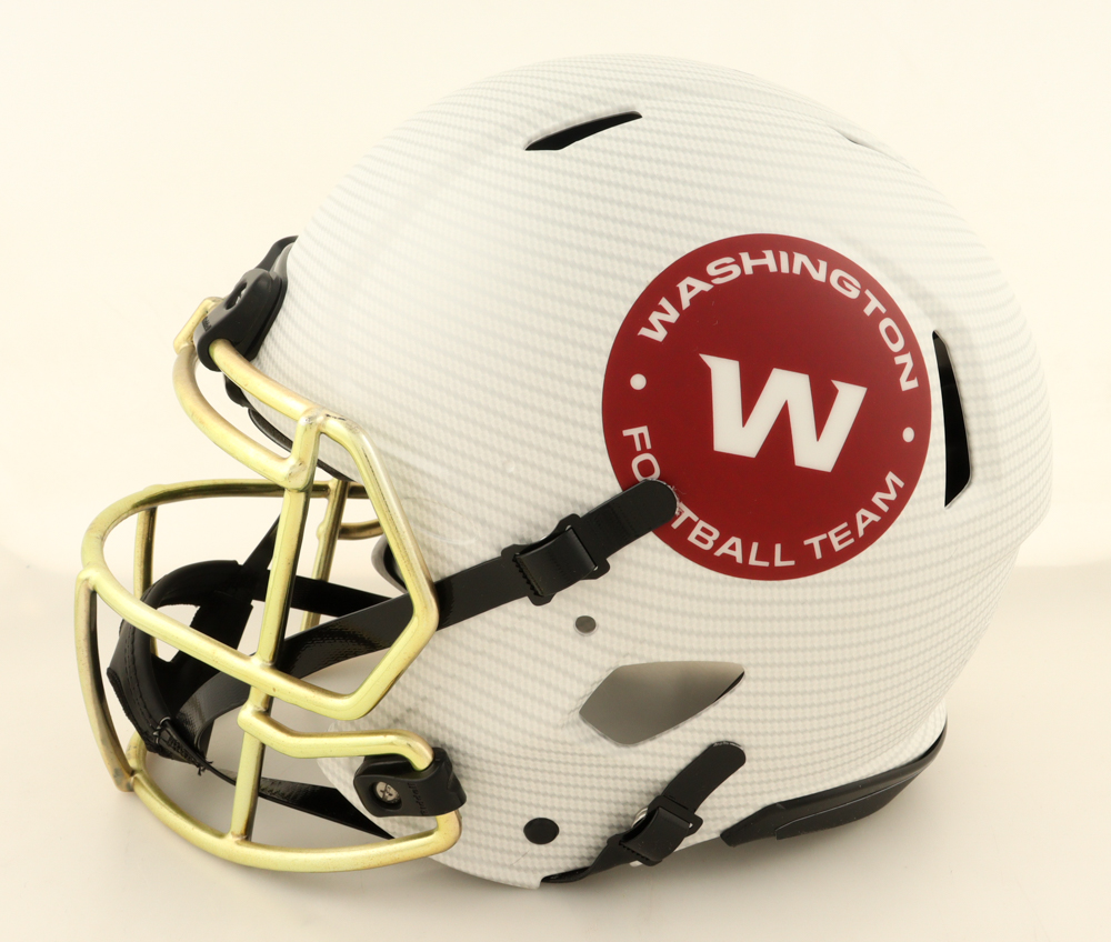 Commanders Full-Size Authentic On-Field Hydro-Dipped Speed Helmet ...