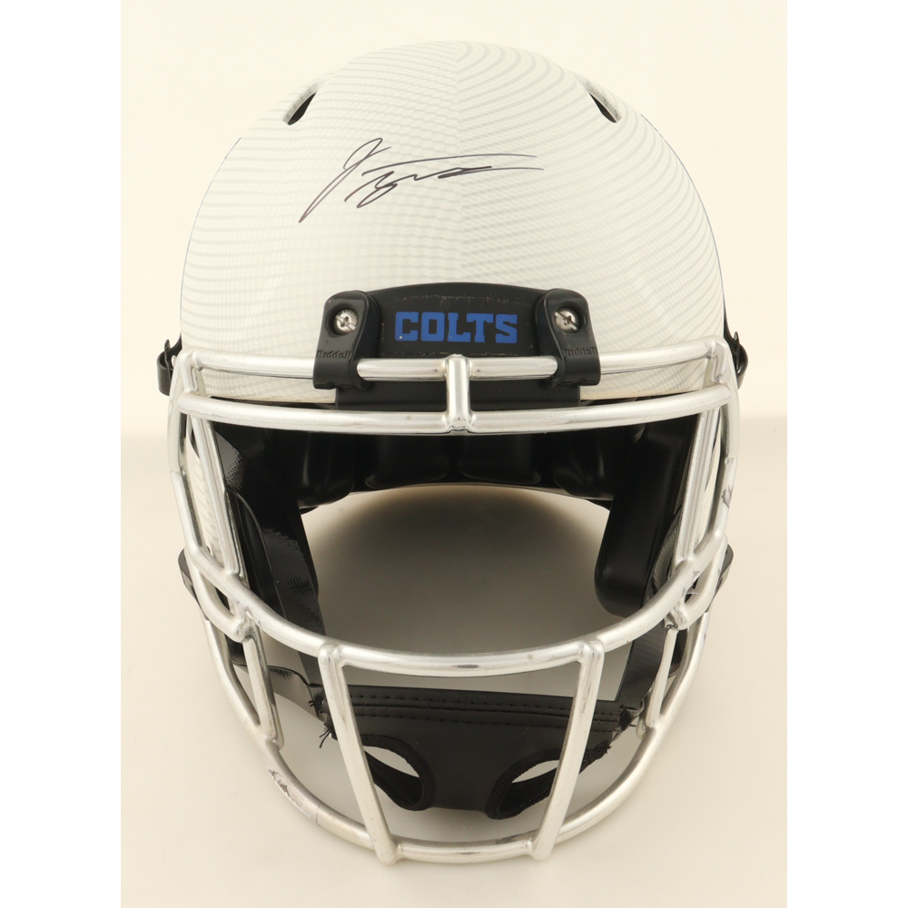 Jonathan Taylor Signed Colts Full-Size Authentic On-Field Hydro-Dipped ...