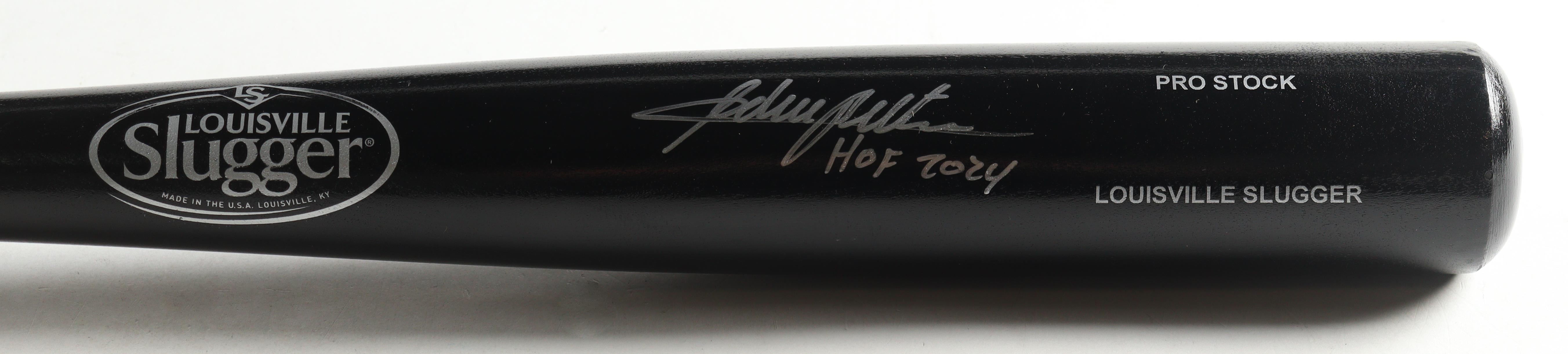 Adrian Beltre Signed Louisville Slugger Baseball Bat Inscribed "HOF ...