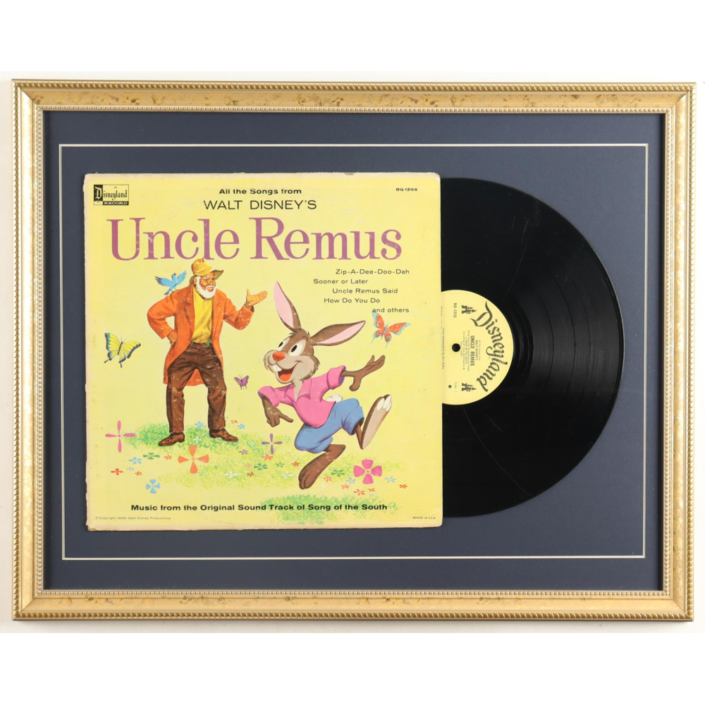 Vintage Walt Disney "Uncle Remus" Custom Framed Retired Characters ...