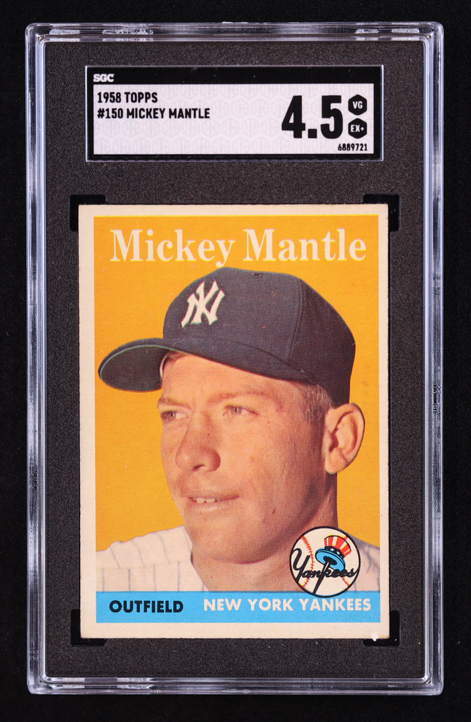 Mickey Mantle 1958 Topps #150 (SGC 4.5) | Pristine Auction