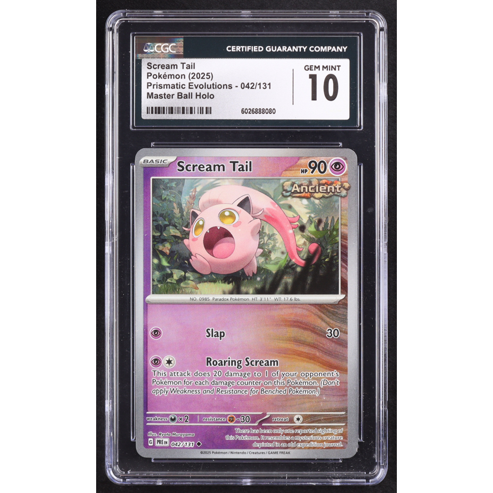 Scream Tail 2025 Pokemon Scarlet and Violet Prismatic Evolutions Master ...