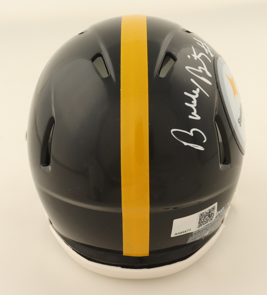 Walter "Bubby" Brister Signed Steelers Speed Mini Helmet (TSE ...