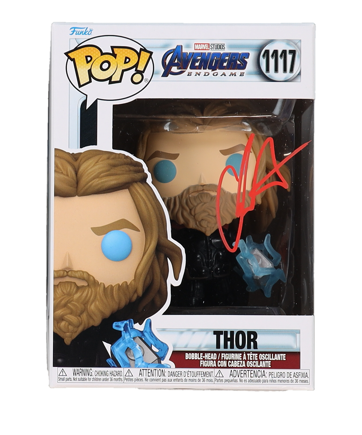 Chris Hemsworth Signed "Avengers Endgame" #1117 Thor Bobble-Head Funko ...