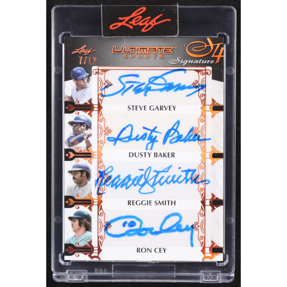 Steve Garvey / Dusty Baker / Reggie Smith / Ron Cey 2024 Leaf Ultimate ...