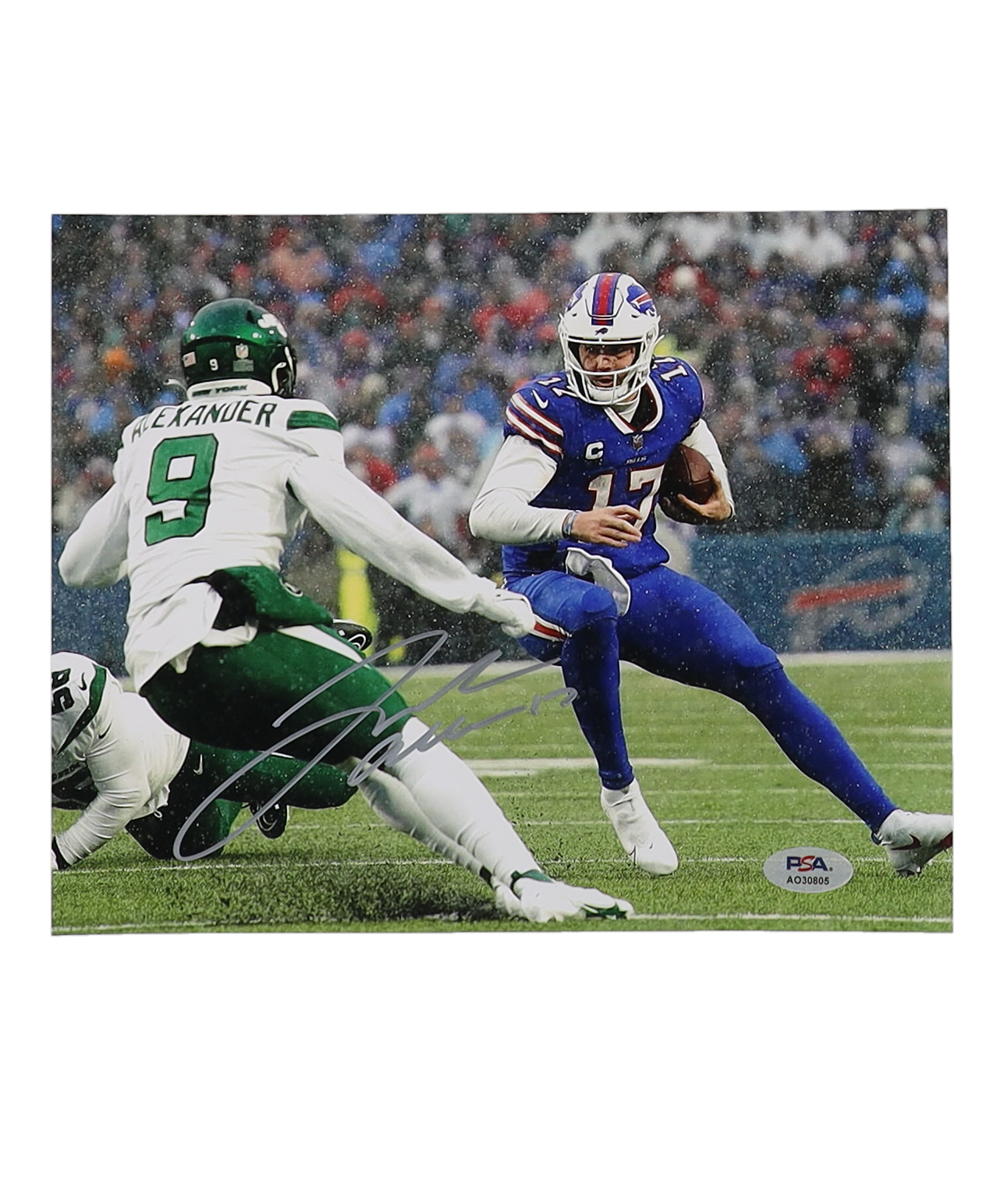 Josh Allen Signed Bills 8x10 Photo (PSA) | Pristine Auction