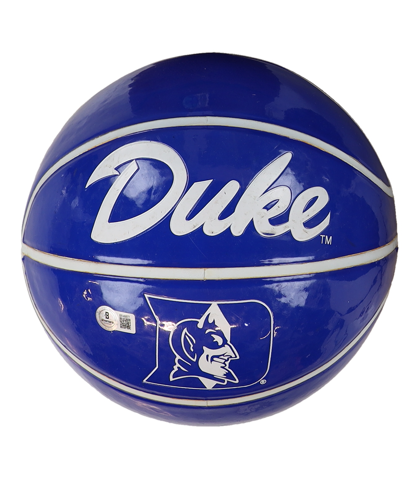 Cooper Flagg Signed Duke Blue Devils Logo Basketball (Beckett ...