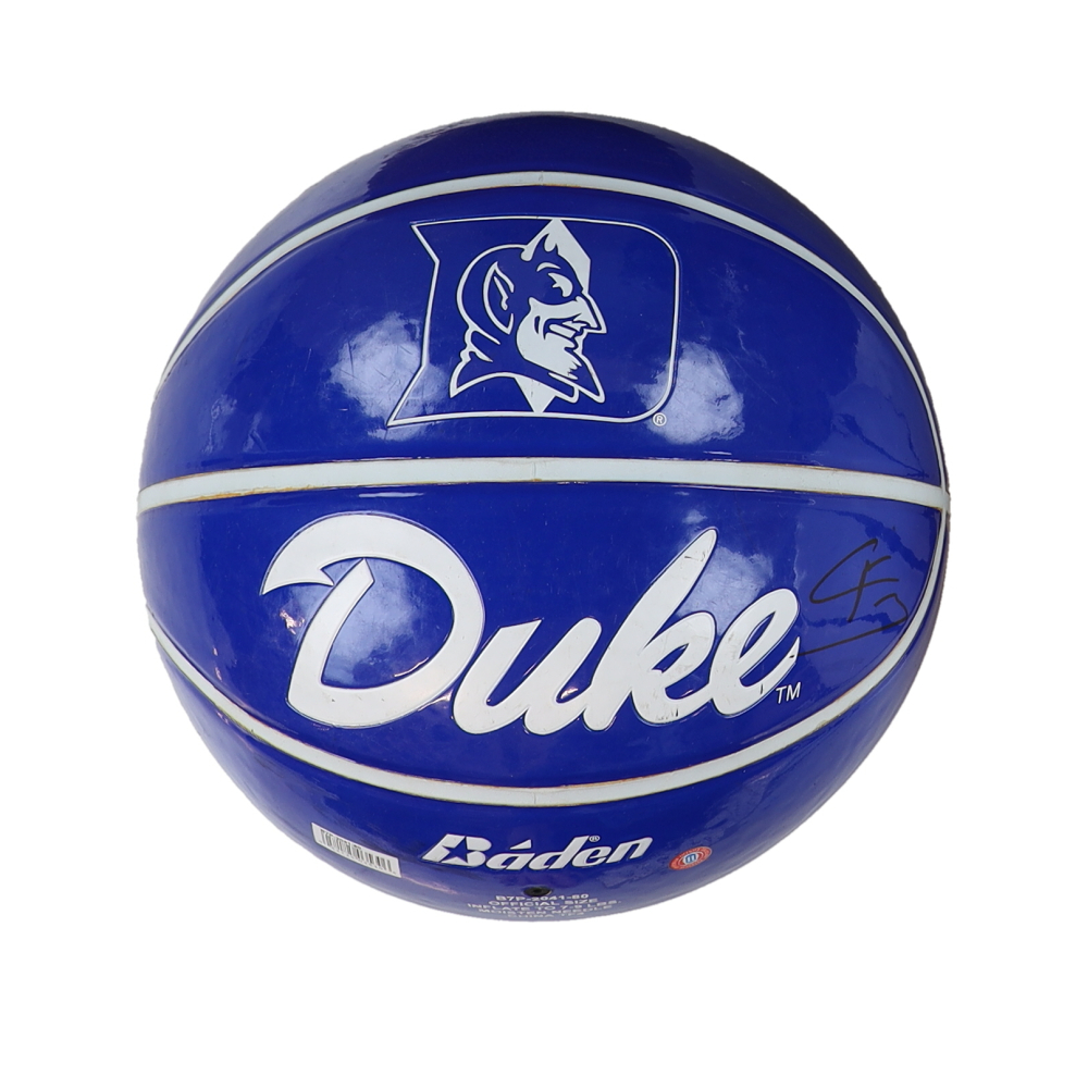 Cooper Flagg Signed Duke Blue Devils Logo Basketball (Beckett ...