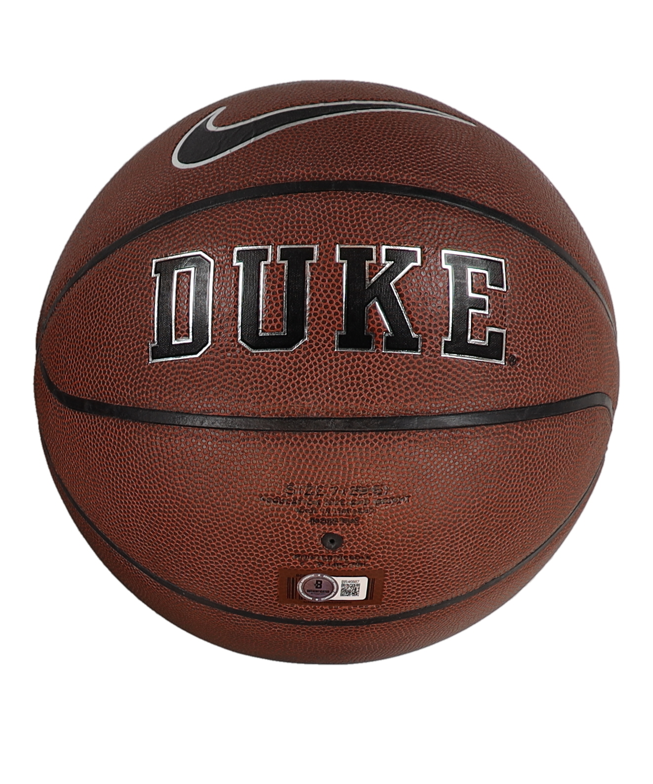 Isaiah Evans Signed Duke Blue Devils Logo Nike Basketball (Beckett ...