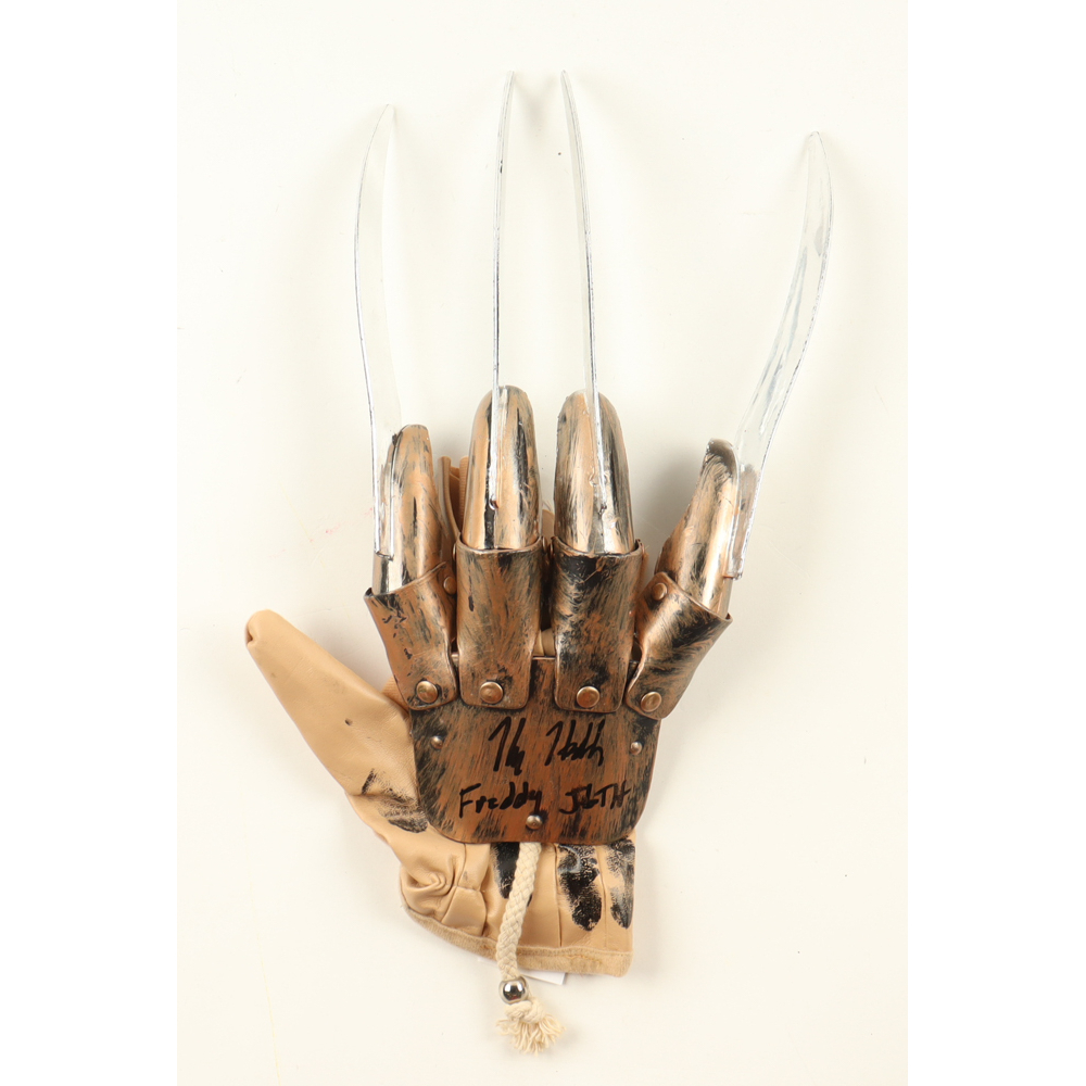 Kane Hodder Signed "A Nightmare on Elm Street" Freddy Krueger Glove ...