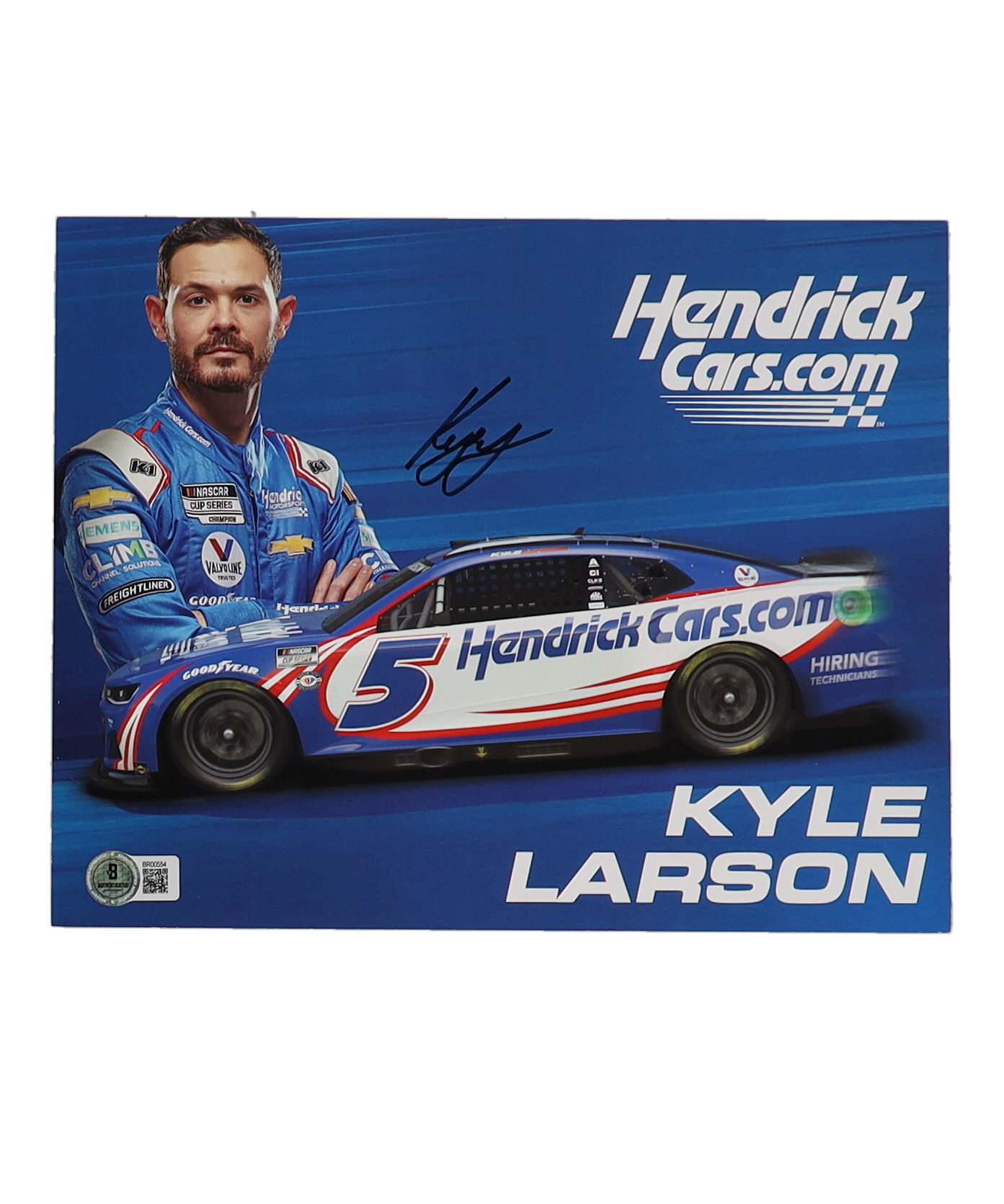 Kyle Larson Signed NASCAR 8x10 Photo (Beckett) | Pristine Auction
