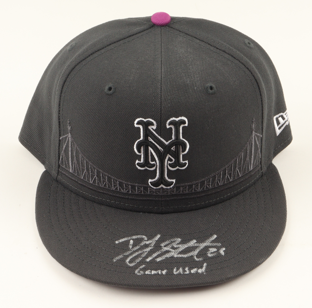 DJ Stewart Signed Game-Used Mets Hat Inscribed "Game Used" (JSA ...