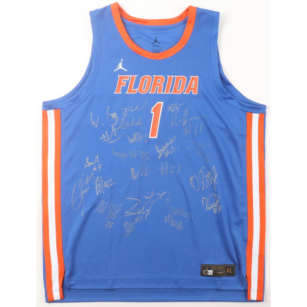 2025 Florida Gators Jordan Authentic Team-Signed Jersey by (18) with ...