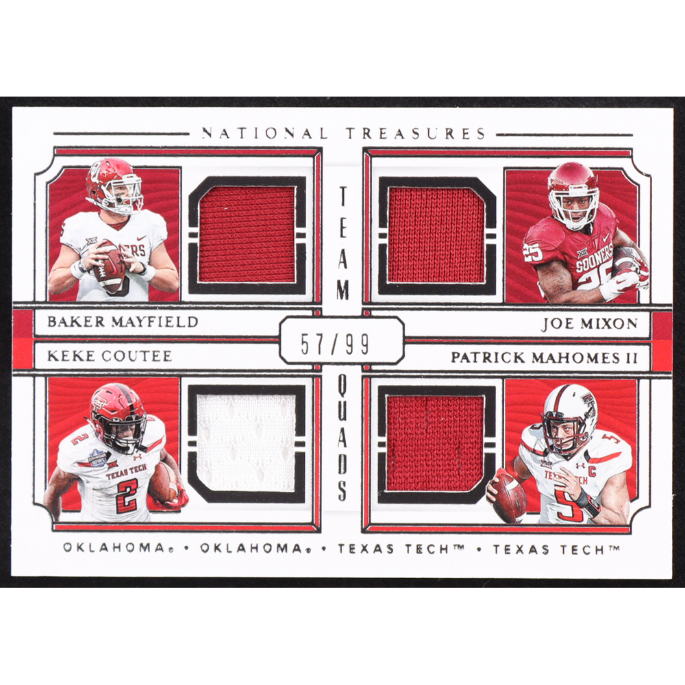 Baker Mayfield / Joe Mixon / Keke Coutee / Patrick Mahomes II 2019 ...