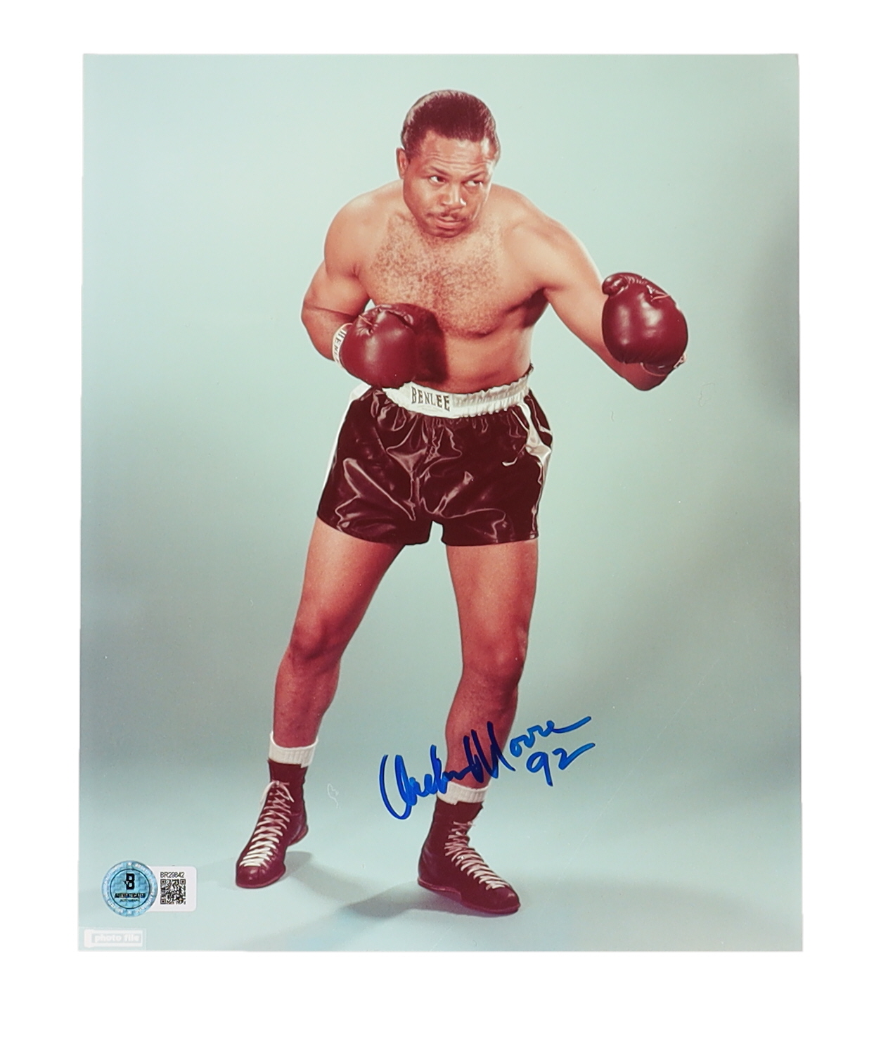 Archie Moore Signed 8x10 Photo (Beckett) | Pristine Auction