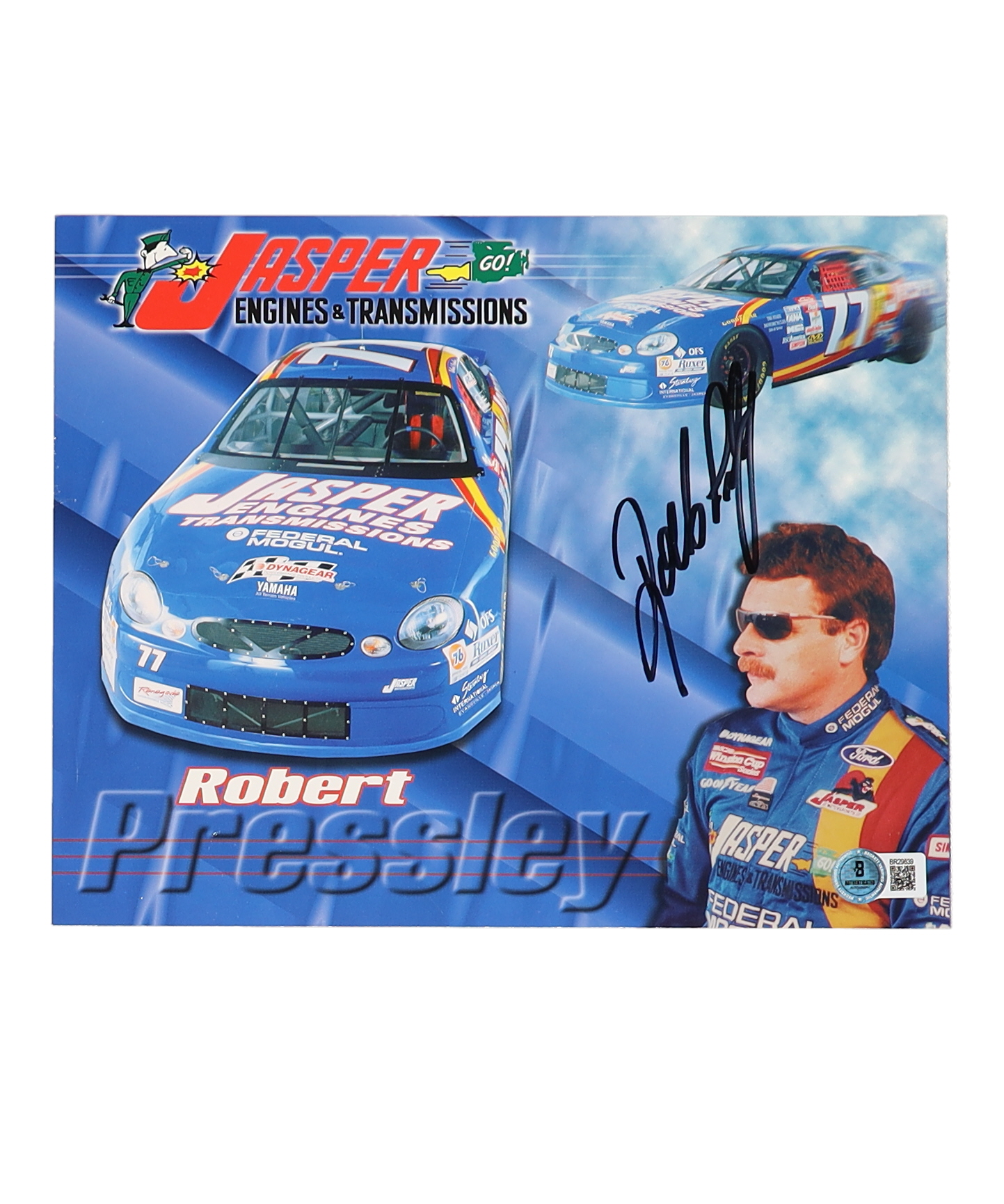 Robert Pressley Signed NASCAR 8x10 Photo (Beckett) | Pristine Auction