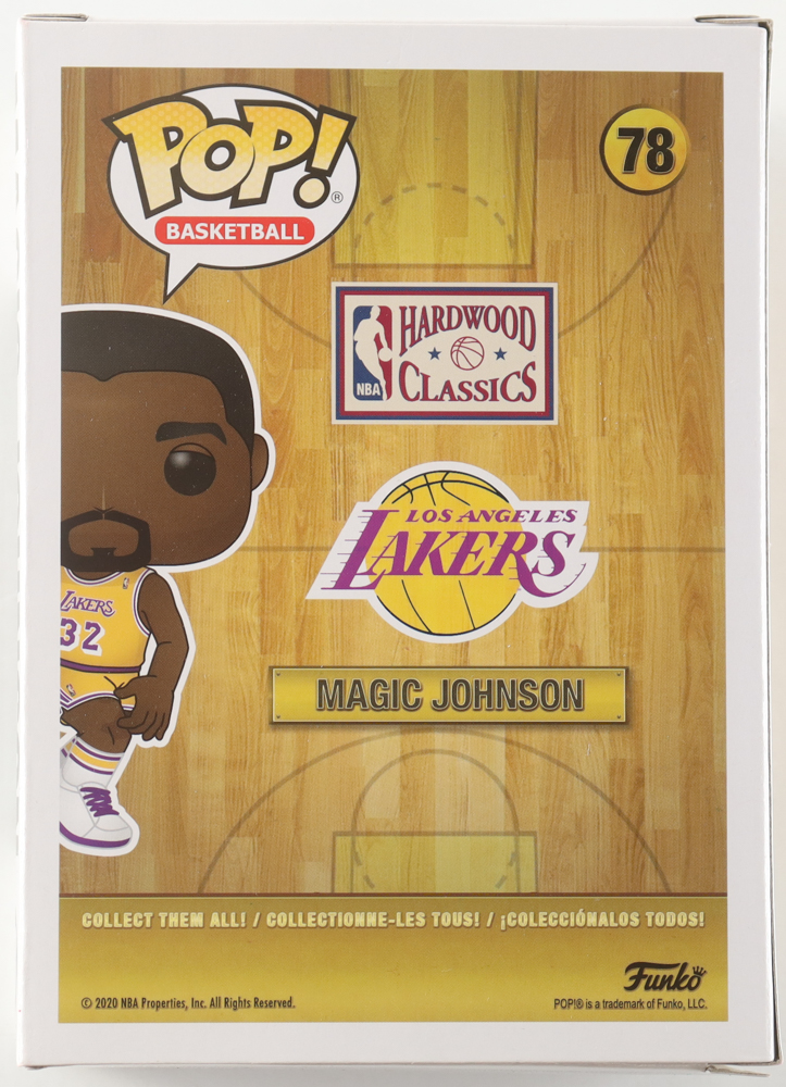 Magic Johnson Signed Lakers #78 Funko Pop! Vinyl Figure (ACOA ...