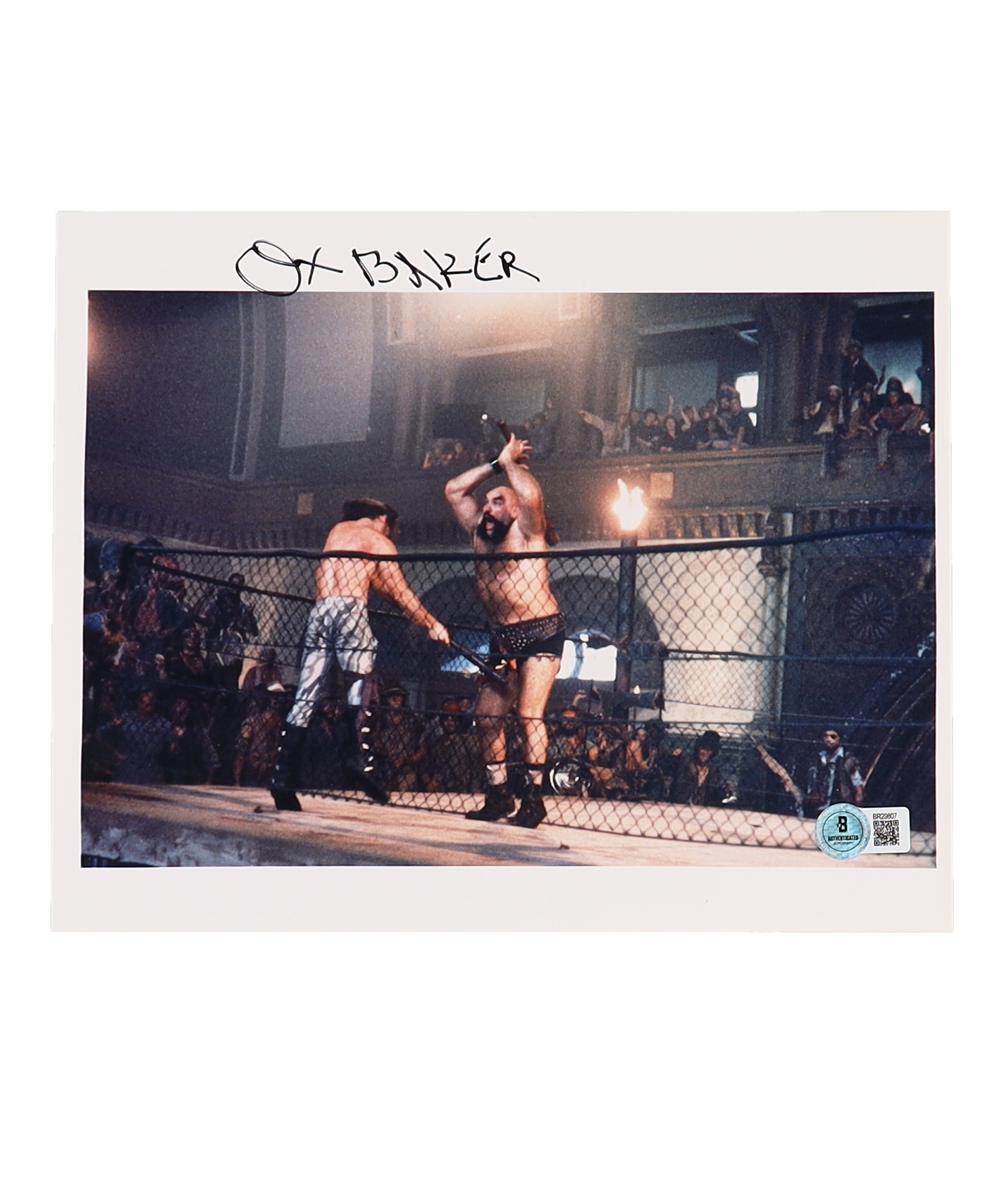 Ox Baker Signed 8x10 Photo (Beckett) | Pristine Auction