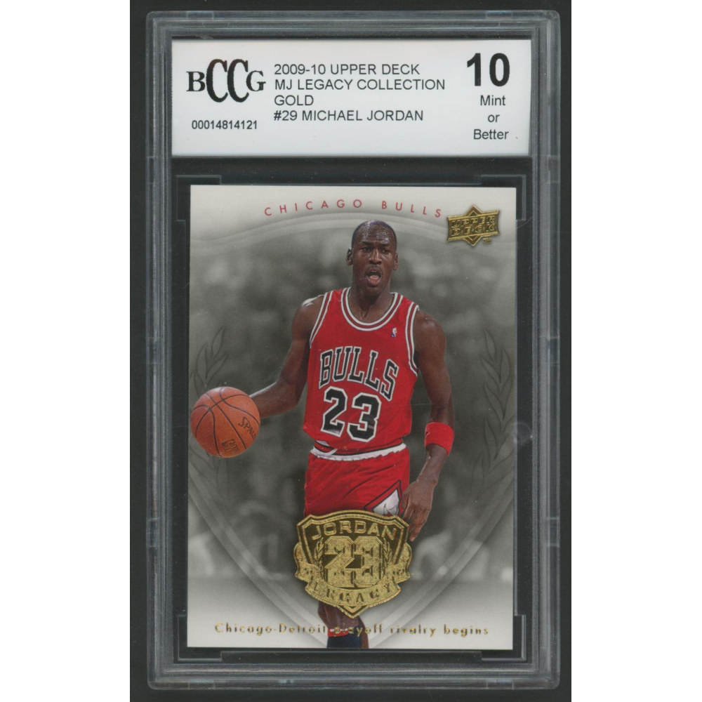 Michael Jordan 2009-10 Upper Deck Michael Jordan Legacy Collection Gold ...