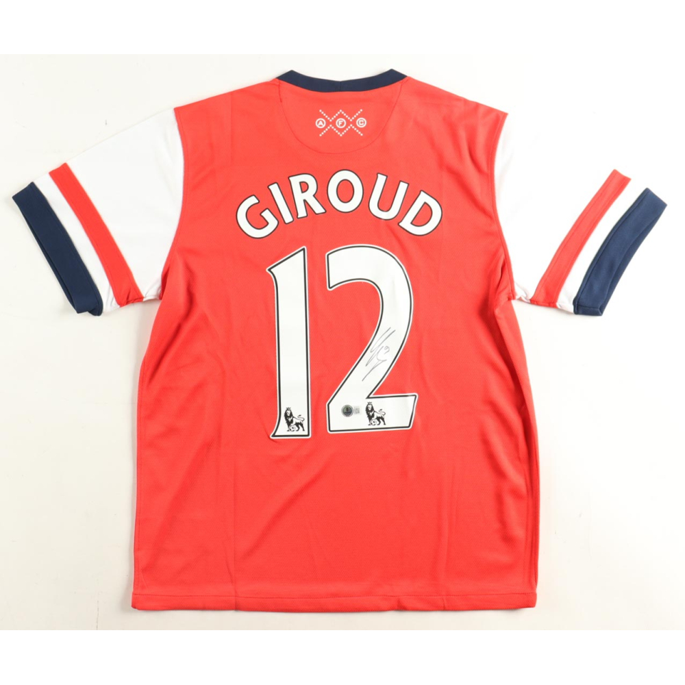 Olivier Giroud Signed Arsenal FC Authentic Nike Dri-Fit Jersey (Beckett ...