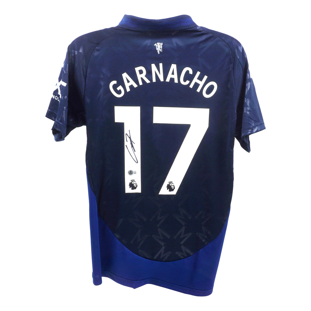 Alejandro Garnacho Signed Manchester United Adidas Authentic Jersey ...