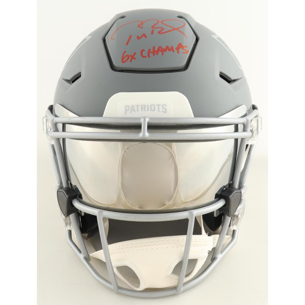 Tom Brady Signed LE Patriots Full-Size Authentic On-Field Slate ...