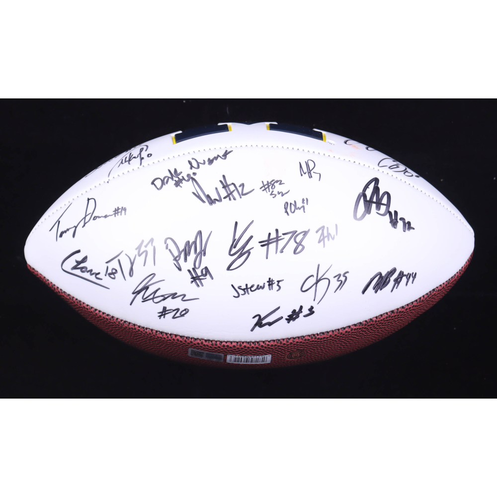 2023 Michigan Wolverines Football Team-Signed by (20+) with JJ McCarthy ...