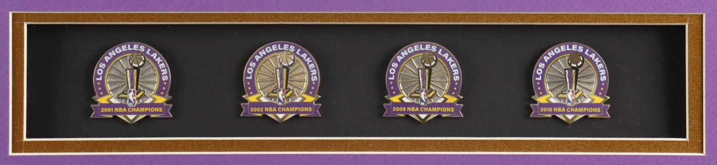 Kobe Bryant Lakers Custom Framed Jersey Display With (4) LE ...