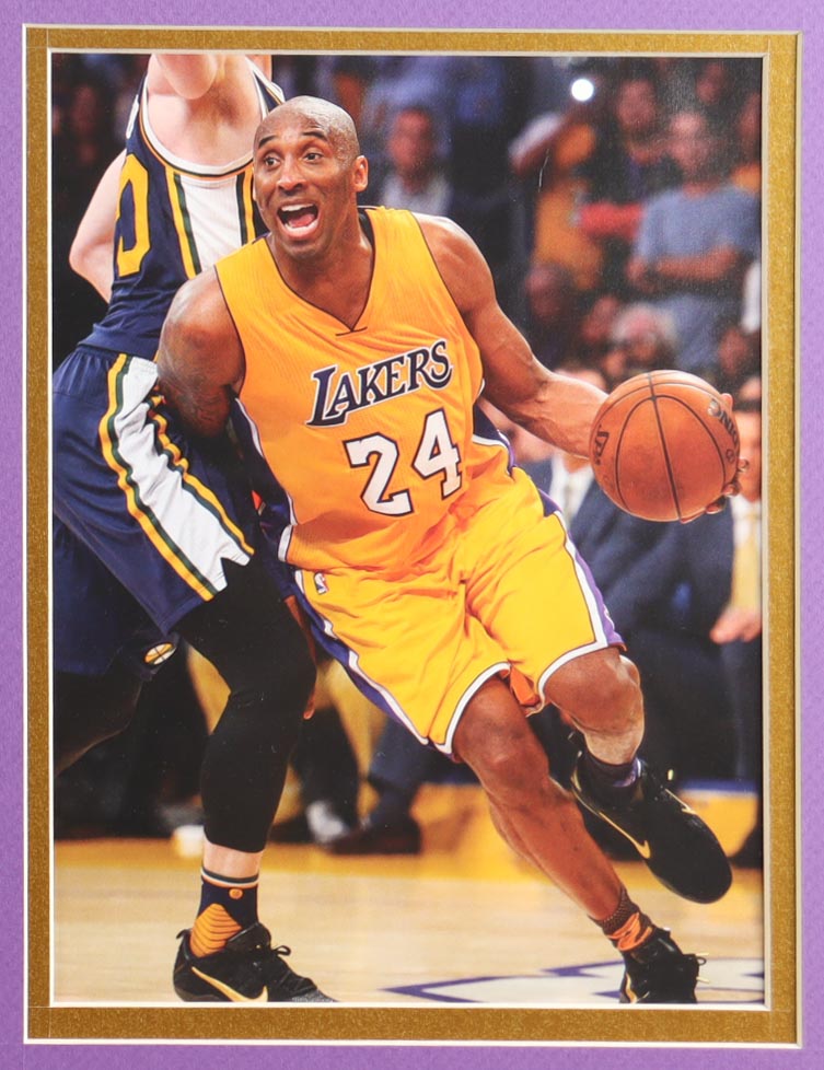 Kobe Bryant Lakers Custom Framed Jersey Display With (4) LE ...