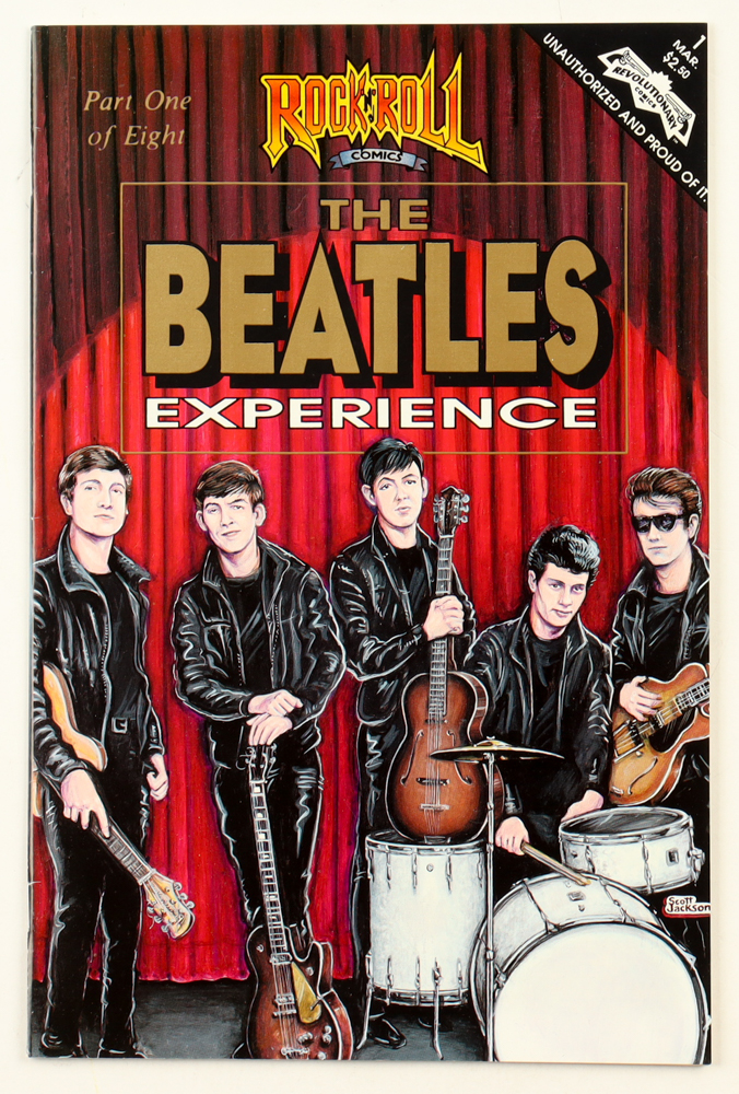 Jay Allen Sanford Signed LE 1991 "Rock N Roll Comics: The Beatles ...