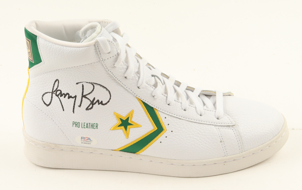 Larry Bird Signed Converse Hardwood Classics All-Star Basketball Shoe ...