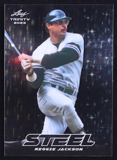 Reggie Jackson 2023 Leaf Trinity Mega Box Steel Stars and Dots #S57 ...