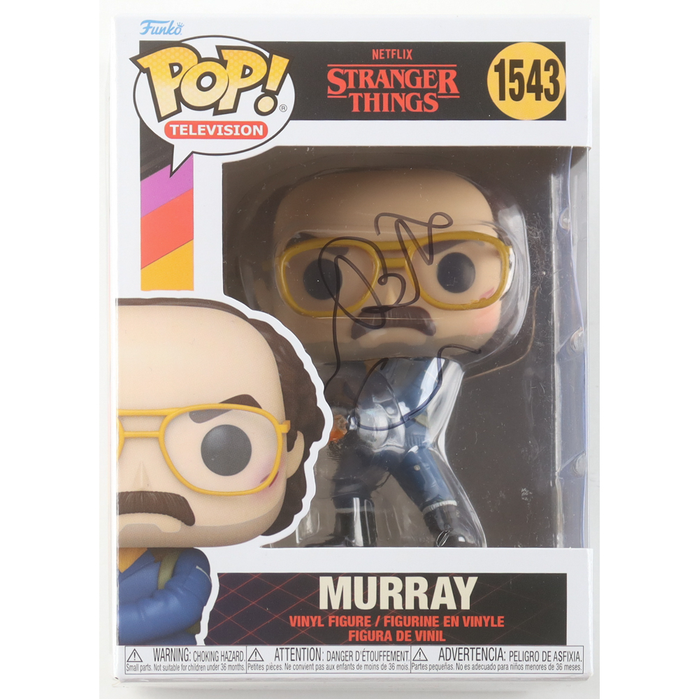 Brett Gelman Signed "Stranger Things" #1543 Murray Funko Pop! Vinyl ...