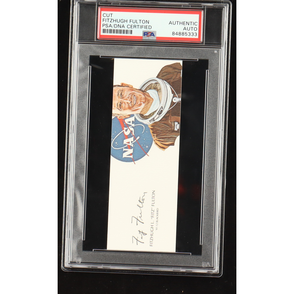 Fitz Fulton Signed Cut With Portrait Art (PSA) | Pristine Auction