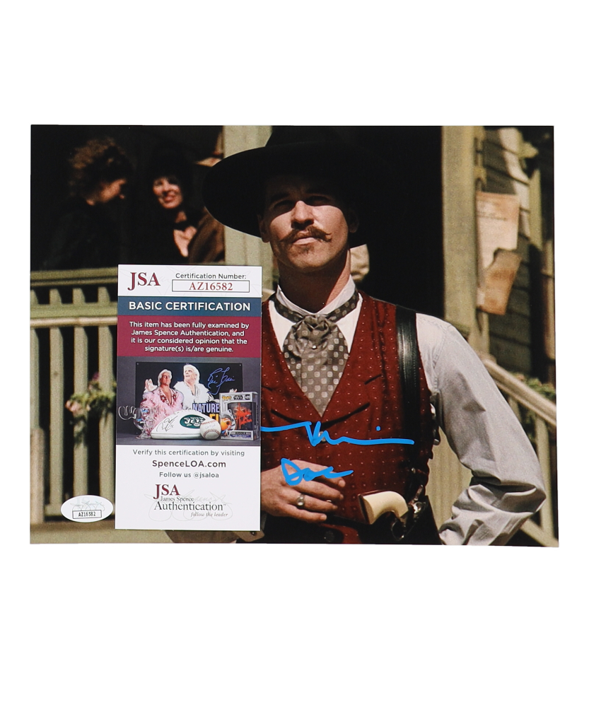 Val Kilmer Signed "Tombstone" 8x10 Photo Inscribed "Doc" (JSA) | Pristine Auction