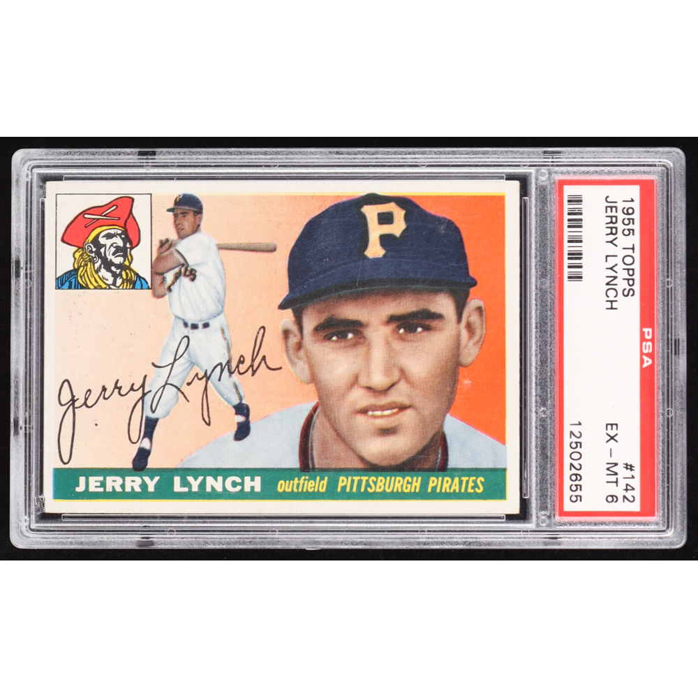 Jerry Lynch 1955 Topps #142 (PSA 6) | Pristine Auction