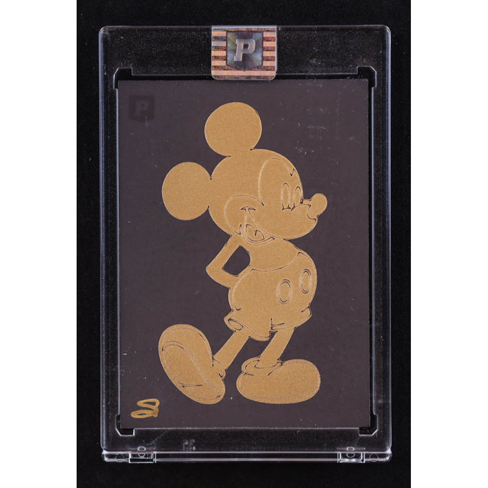 Mickey Mouse Black & Gold | Disney | Original Art Sketch Card by Scott ...