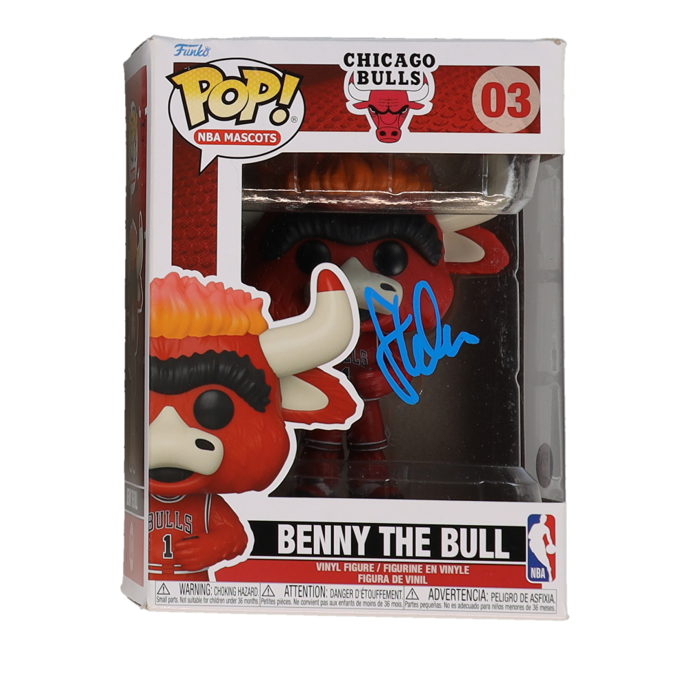 Steve Kerr Signed "Chicago Bulls" #03 Benny the Bull Funko Pop! Vinyl ...