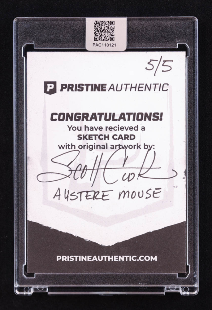 Austere Mouse | Disney | Original Art Sketch Card by Scott Cook (1/1 ...