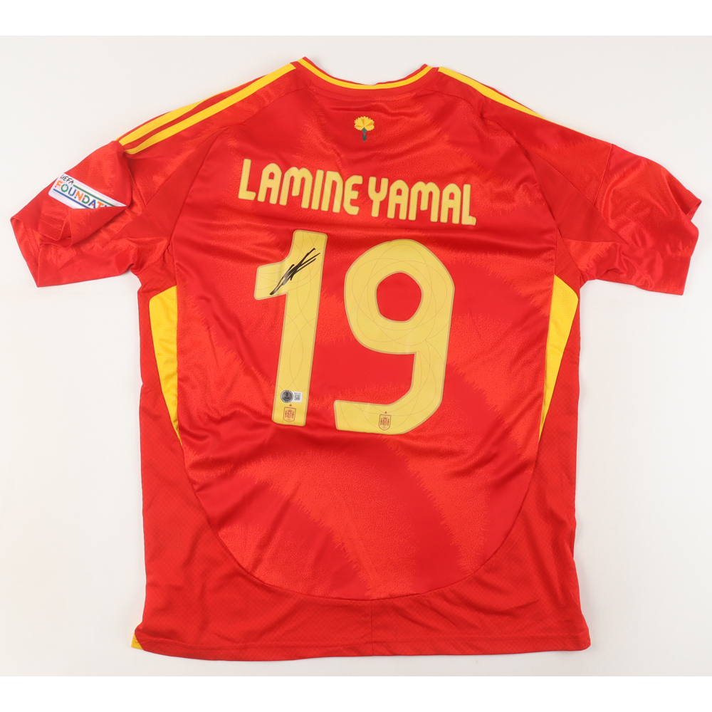 Lamine Yamal Signed Adidas Authentic Spain Jersey (Beckett) | Pristine Auction