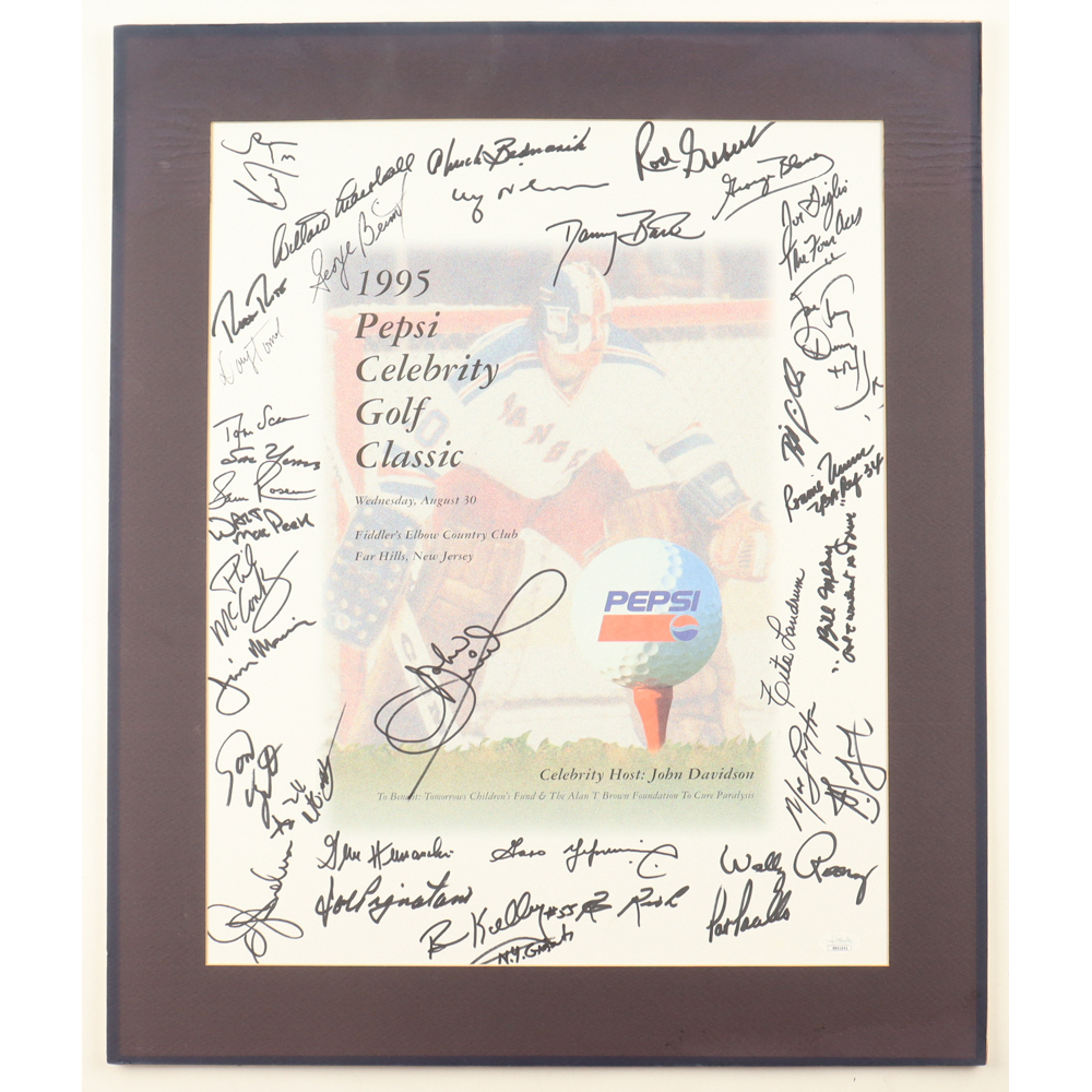 1995 Pepsi Celebrity Golf Classic Hall of Famers & Stars Custom Matted ...