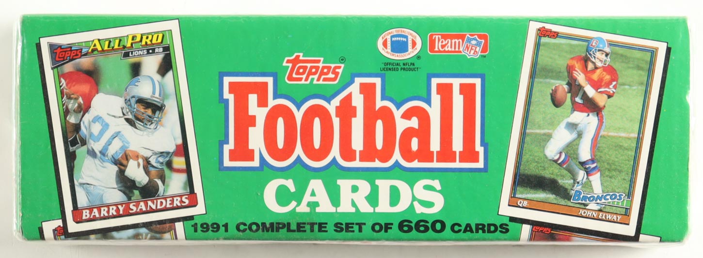 1991 Topps Football Complete Factory Set of (660) Cards | Pristine Auction