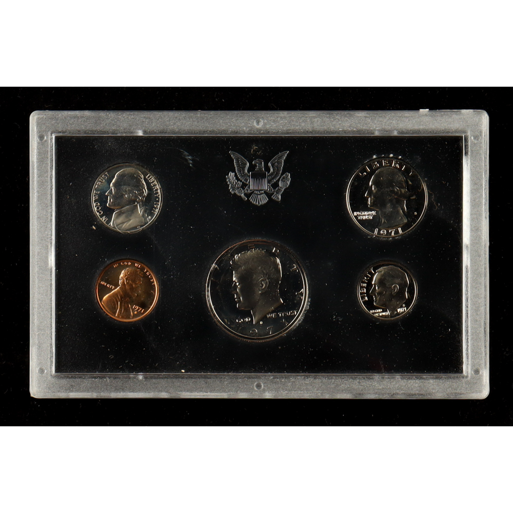 1971-S United States Mint Proof Set with (5) Coins | Pristine Auction