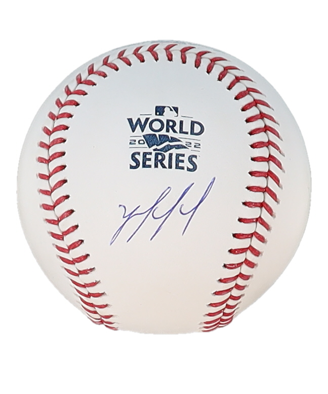 Yordan Alvarez Signed 2022 World Series Baseball (JSA) | Pristine Auction