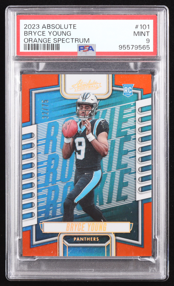 Bryce Young 2023 Absolute Spectrum Orange #101 #32/75 RC (PSA 9 ...